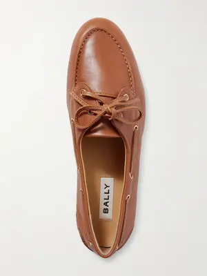 Bally Pathy Leather Boat Shoes