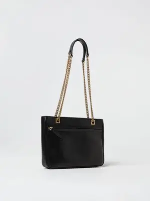 Valentino Garavani Viva Superstar Leather Shoulder Bag With Vlogo - Dark