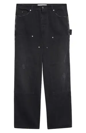 GOLDEN GOOSE Journey Painter Pants - Black