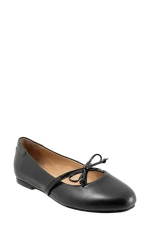 Trotters Carissa Ballet Flat - Black