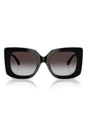 JIMMY CHOO 54mm Butterfly Sunglasses - Black