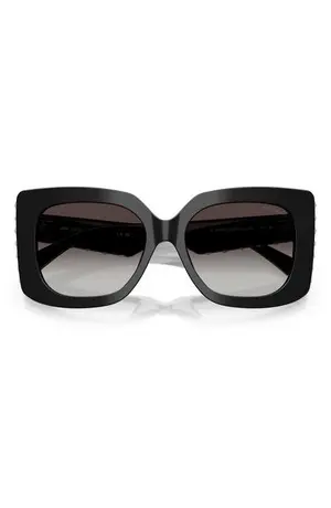 JIMMY CHOO 54mm Butterfly Sunglasses - Black