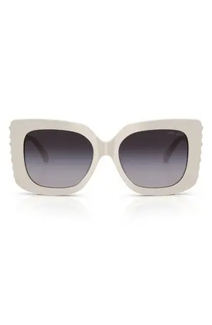 JIMMY CHOO Jimmy Choo 54mm Butterfly Sunglasses Grey Flash