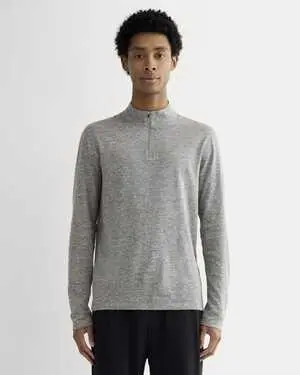 Everlane Rec Quarter-zip - Heathered Grey
