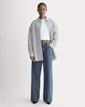 Everlane Low-key Wide Leg Jeans - Medium Blue