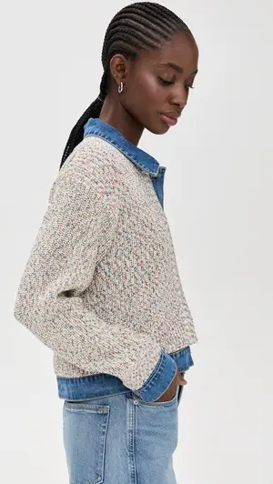 Blanknyc Happy Place Collared Sweater