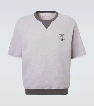 Brunello Cucinelli Cotton Jersey T-shirt - Grey
