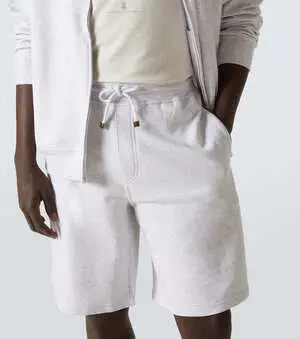 Brunello Cucinelli Cotton-blend Jersey Shorts