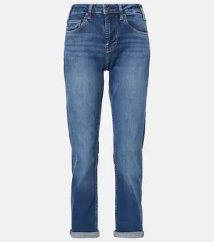 Ag Girlfriend Slim Jeans - Blue