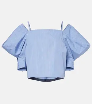 Sacai Short Blouses