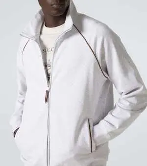 Brunello Cucinelli Cotton-blend Jersey Track Jacket
