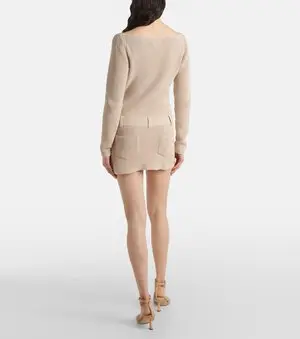 AYA MUSE Caeli Cotton-blend Miniskirt