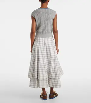 Loewe Sleeveless Cotton Sweater Vest