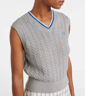 Loewe Sleeveless Cotton Sweater Vest