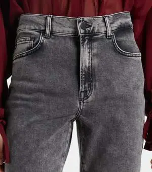 Ag Lanzarote Straight-leg Jeans - Grey