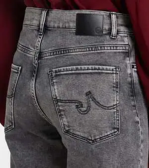 Ag Lanzarote Straight-leg Jeans - Grey