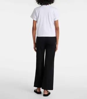 LESET Margo Set Of 2 Cotton Jersey T-shirts - White