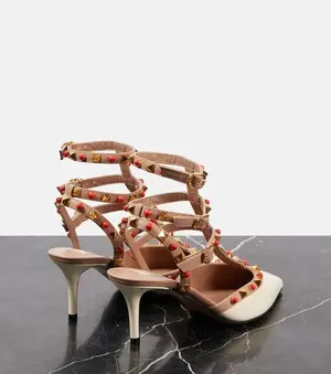 Valentino Garavani Rockstud 65 Leather Pumps