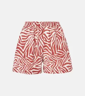 Brunello Cucinelli Cotton And Silk Shorts