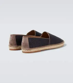 Brunello Cucinelli Canvas Espadrilles - Black