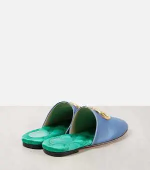 Valentino Garavani Vlogo Signature Satin Slides