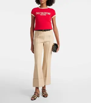 Valentino Garavani Rockstud Raffia Mules