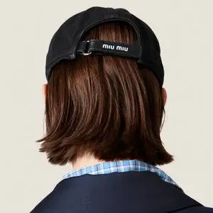Miu Miu Drill Baseball Cap