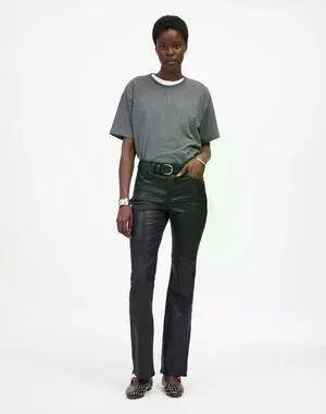 Madewell Kick Out Full-length Leather Pants