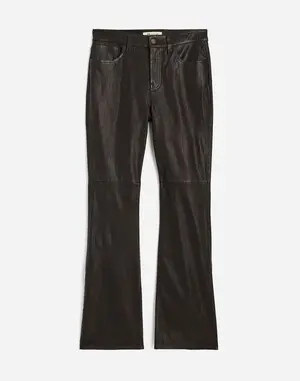Madewell Kick Out Full-length Leather Pants