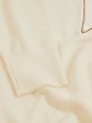 REISS Nina Wool Cricket Jumper - Ivory