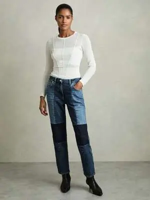 REISS Birch Petite Straight-leg Jeans