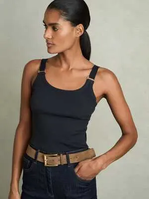 REISS Isabella D-ring Strap Vest