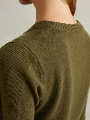 REISS Annie Wool Blend Crew Neck Jumper