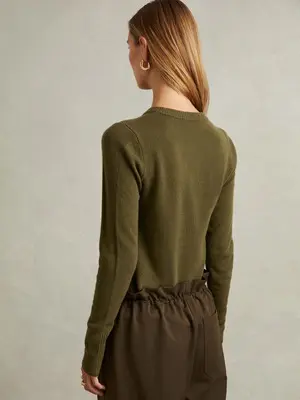 REISS Annie Wool Blend Crew Neck Jumper