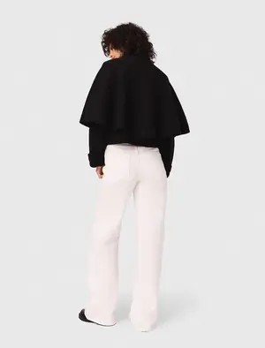 Maje Layered Cape-effect Cardigan