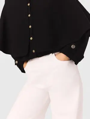 Maje Layered Cape-effect Cardigan