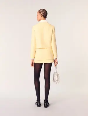 Maje Short Tweed Lurex Jacket