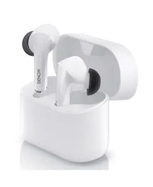 DENON Ah-c830ncw True Wireless Earbuds With Active Noise-cancellation - White