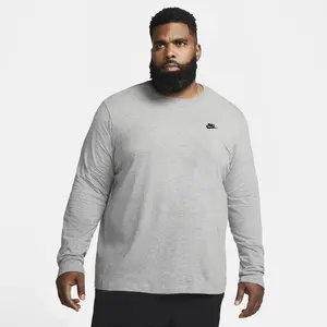 Nike Sportswear Club Long-sleeve T-shirt - Grey