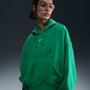 Nike Nike Sportswear Phoenix Fleece Over-Oversized Pullover Hoodie Green