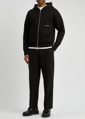 ABOUT:BLANK Straight-leg Woven Trousers - Black