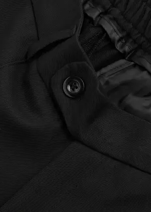 ABOUT:BLANK Straight-leg Woven Trousers - Black