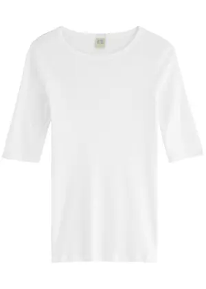 FLORE FLORE Anna Cotton T-shirt - White