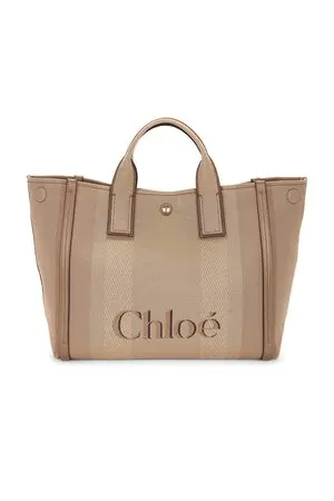 Chloé Medium Carry Tote Bag - Deep Taupe