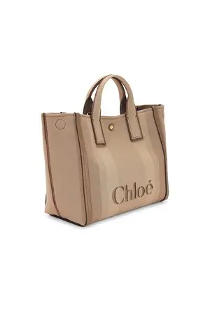 Chloé Medium Carry Tote Bag - Deep Taupe