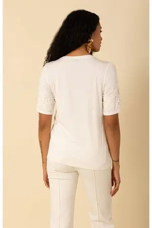 Hale Bob Itzel Slim-fit Top - Neutral
