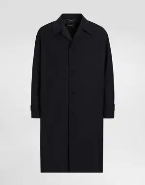 Dolce & Gabbana Single-breasted Wool Trench Coat