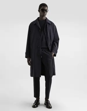Dolce & Gabbana Single-breasted Wool Trench Coat