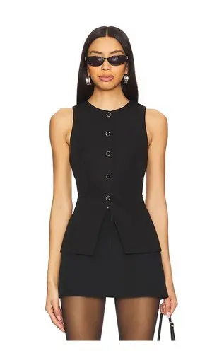 ALL THE WAYS Liliana Vest - Black