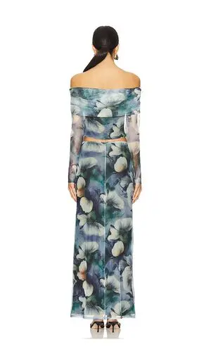 MORE TO COME Esmeralda Maxi Skirt Set In . Also
